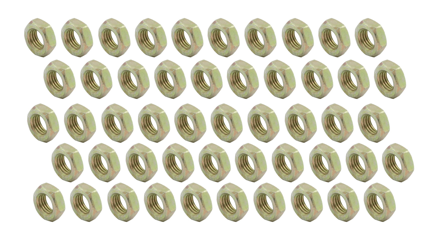 Allstar Performance ALL18255-50 0.37-24 in. Left Hand Steel Jam Nuts ...