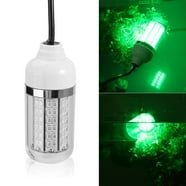 FZPJJNB 16.4 FT BLACK LIGHT POWERFUL Green LED BOAT FISHING Waterproof ...