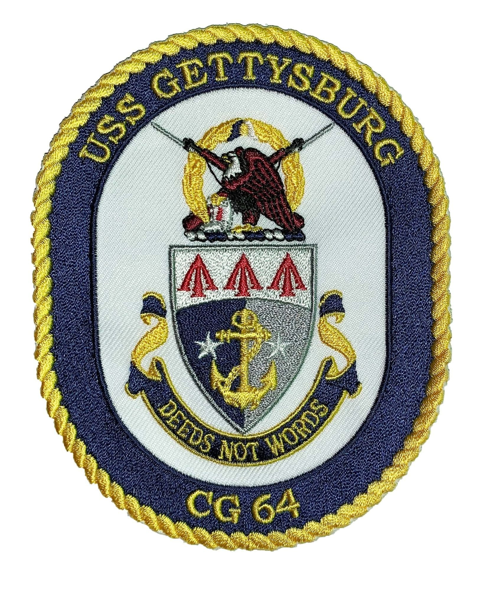 USS GETTYSBURG CG-64 Patch – Sew On - Walmart.com