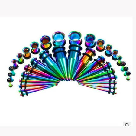 Stretching Rod Set Ear Stretcher Set Stainless Steel 36pcs 1.6mm-10mm ...