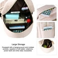 Vbiger Women Backpack 2 In 1 Pu Leather Shoulders Bag Chic School Bags