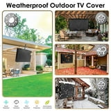 "HOMEYA Universal Outdoor TV Cover, Weatherproof and Waterproof, Fits ...