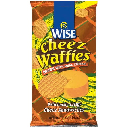 Wise Crispy Cheese Sandwiches Cheez Waffies, 5 Oz. – Walmart Inventory ...