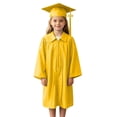 Krdevn Kids' Graduation Gown and Cap Set, 2-Piece Elementary School ...