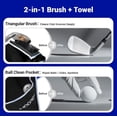 4-in-1 Magnetic Golf Towel with Golf Brush & Cleaning Pocket -3 Stage ...