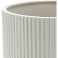 Assorted Sizes Fluted Ceramic Round Indoor Outdoor Planters with ...