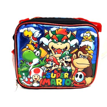 Super Mario Bros Boy's Girl's Soft Insulated School Lunch Box ...