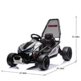 24V 400W Electric kids Ride on Toy,Crazy Go Cart,Drift Car W/Protective ...