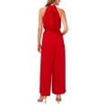 Vince Camuto Women's Halter Tie-Back Wide-Leg Jumpsuit (Ultra Red, X ...