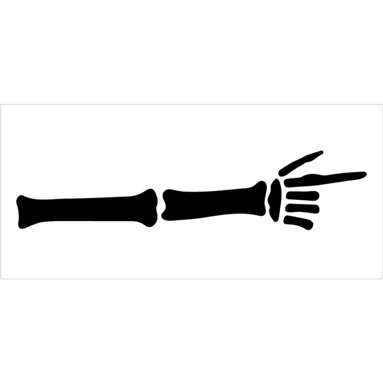 Skeleton Hand Pointing