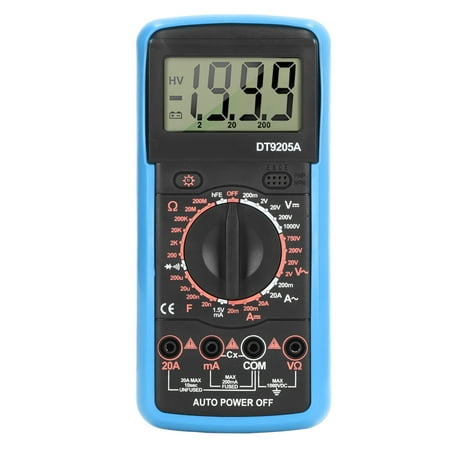 Smart Digital Multimeter, Multifunctional Test Meter Compact Size LCD ...