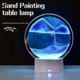 Xianfei 3D Sand Art Lamp, Color Changing LED Light, Glass Touch Lamp ...