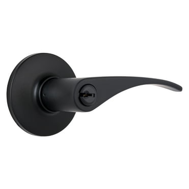 Brinks Non-Locking Passage Modern Wave Style Lever Doorknob, Matte ...