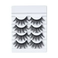 KISS Matte Black Faux Mink Lashes Multipack 4 Pairs Natural Curl Volume ...