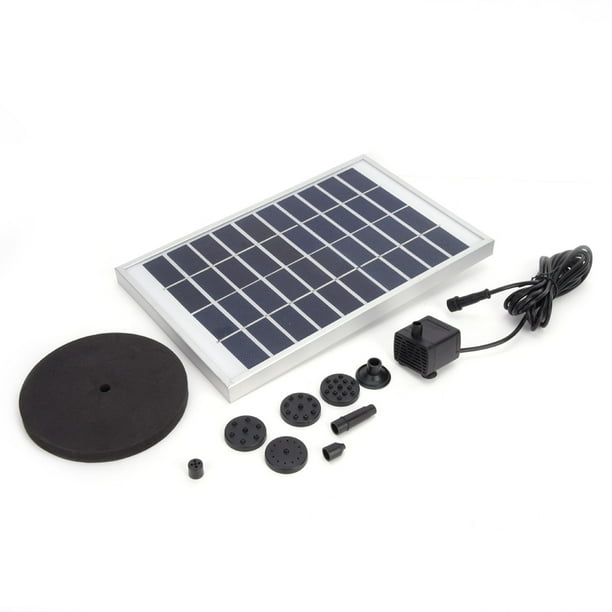 With Floating Disk High-Efficiency Solar Panel Fountain, 10V Solar ...