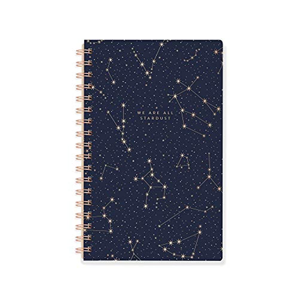 Fringe Signature Spiral Journal, 160 Lined Pages, 6 x 9.5 Inches, Star ...