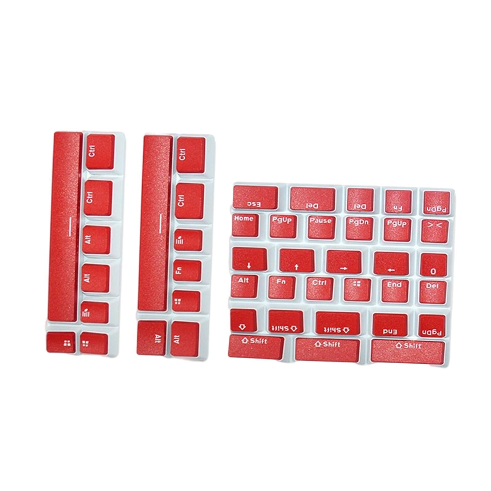 Pudding keycap set, English mechanical keyboard, PBT special layout ...