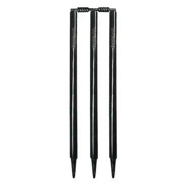 CBB Pro Cricket Spring Back Return Wicket Stumps with Metal Base for ...