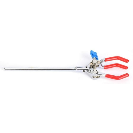 Lab Stand Tube Clamp Holder Adjustment Three Prong Extension Flask Clip ...