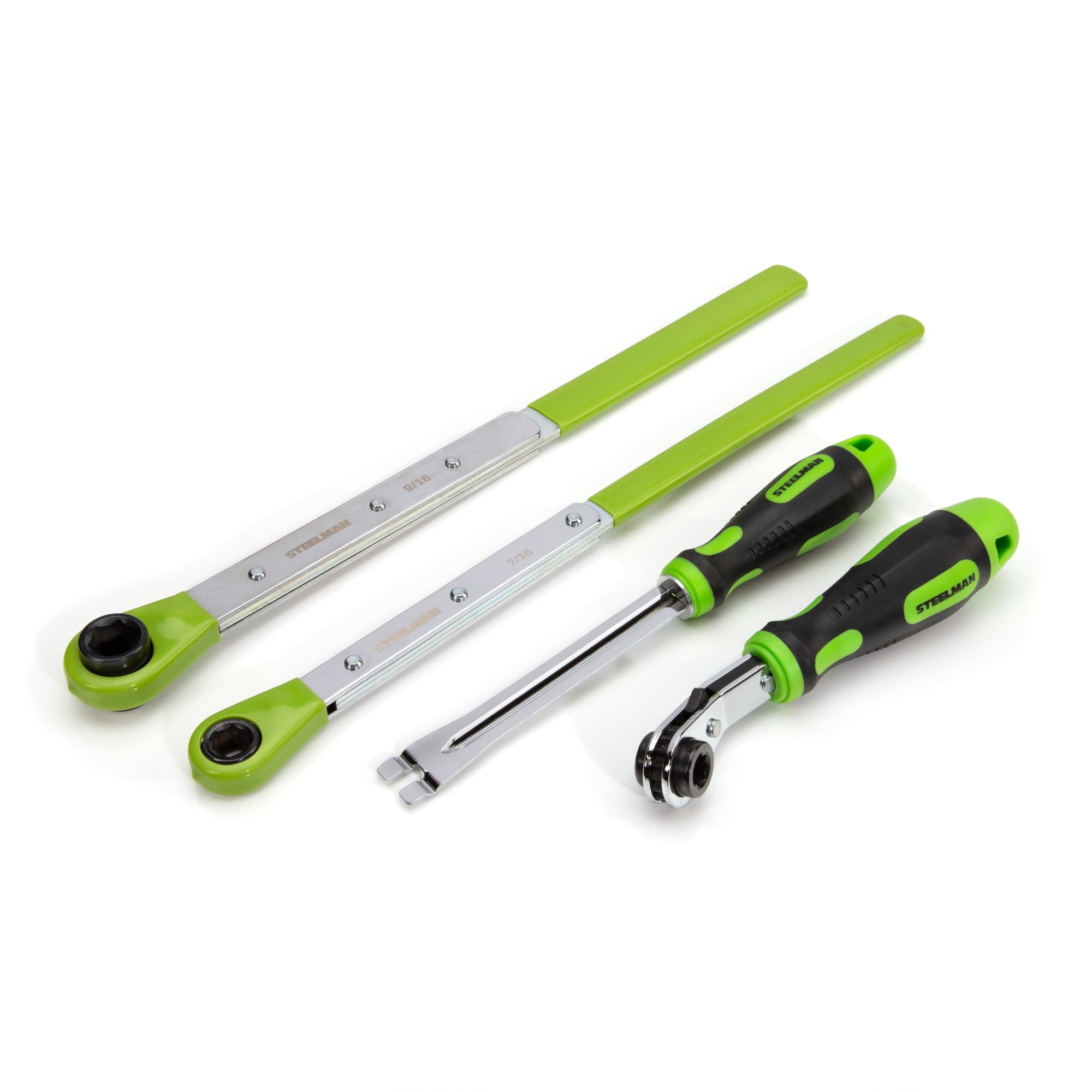 Steelman 4-piece Slack Adjuster Wrench and Air Brakes Tool Set 60576 ...