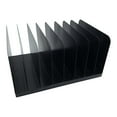 8-Compartment Steel File Organizer, Black - Walmart.com