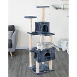 Go Pet Club 40-in Cat Tree & Condo Scratching Post Tower, Beige ...