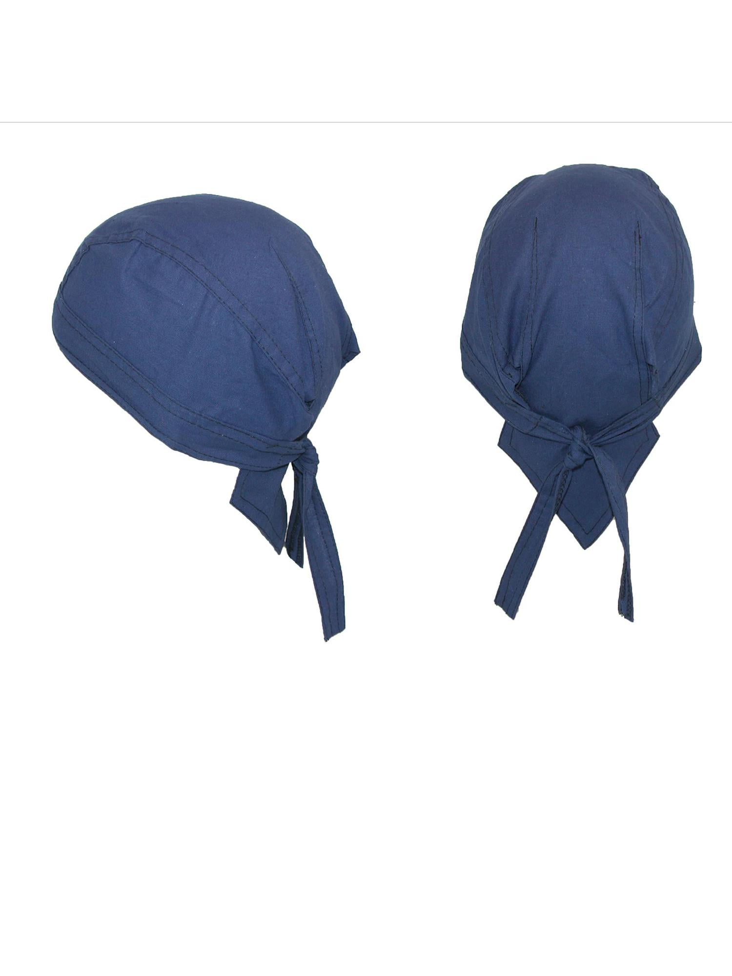 CTM® Cotton Solid Unlined Biker Do Rag Cap - Walmart.com