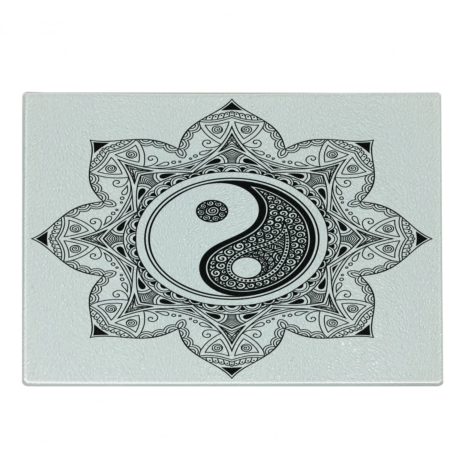 Ying Yang Cutting Board, Yin Yang Characters for Movement and Harmony ...