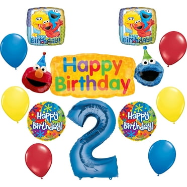 Sesame Street Elmo 42" Balloon (1) - Walmart.com