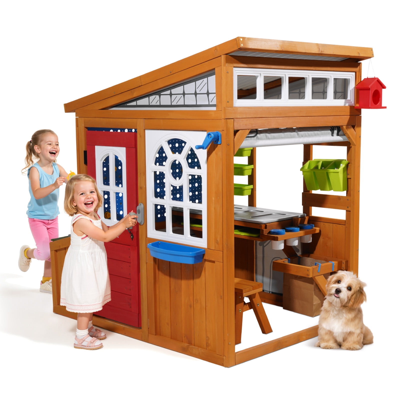 Click here for Vevor Outdoor Playhouse  Cedar Wooden Kids Playhou... prices