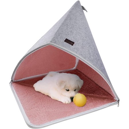 K·1 Cat Bed Tent Indoor- Foldable Pet Cave Cone Beds, Multi-Function ...