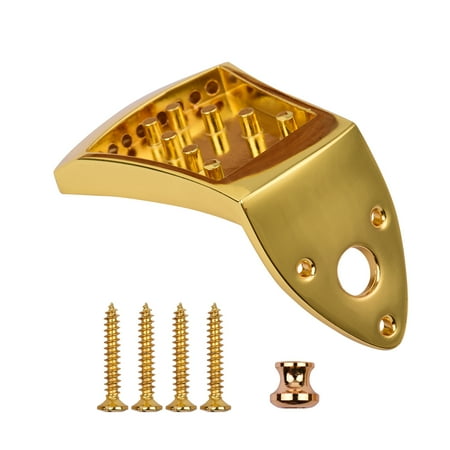 Labymos Metal Mandolin Bridge Tailpiece with Screws Endpin for 8-String ...