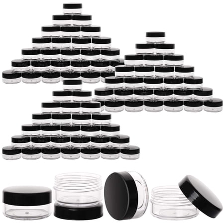 100 Pieces Empty Makeup Jars 15g Cosmetic Containers with Lids Leak ...