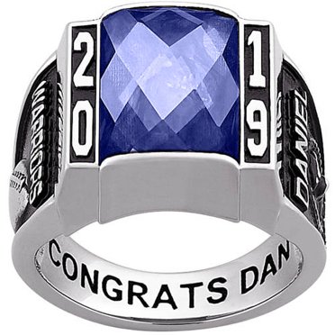 Keepsake Personalized Men's Classic Square Class Ring available in ...