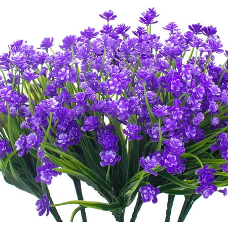 Blue-daffodil Jinghouhong 8 Bundles Artificial Daffodil Outdoors ...