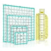 Dritz Omnigrid Acrylic Quilting Ruler Value Pack, 4 Count for Cutting ...