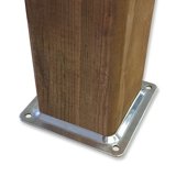 Pylex 10840 Fixplak 44 Decking Post Anchor, Stainless - Walmart.com