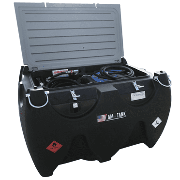 AM-TANK 40-Gallon Portable Low Profile Gasoline Transfer Tank with 12V ...