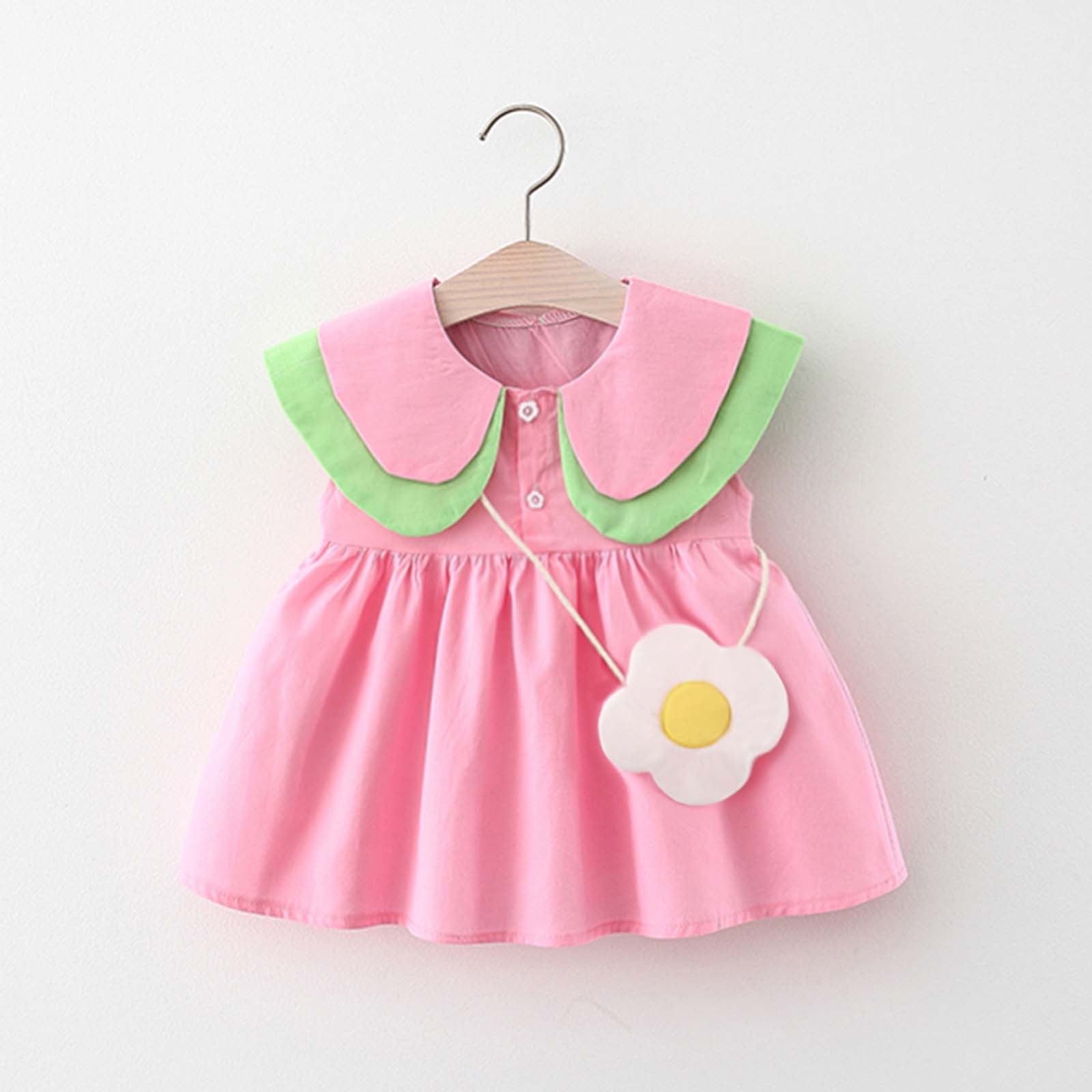 Click here for Egnmcr Sleeveless Round-Neck Dress Toddler Child B... prices