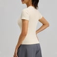 APEXFWDT Women's Yoga Workout T-Shirt Raglan Sleeve Round Neck Slim Fit ...
