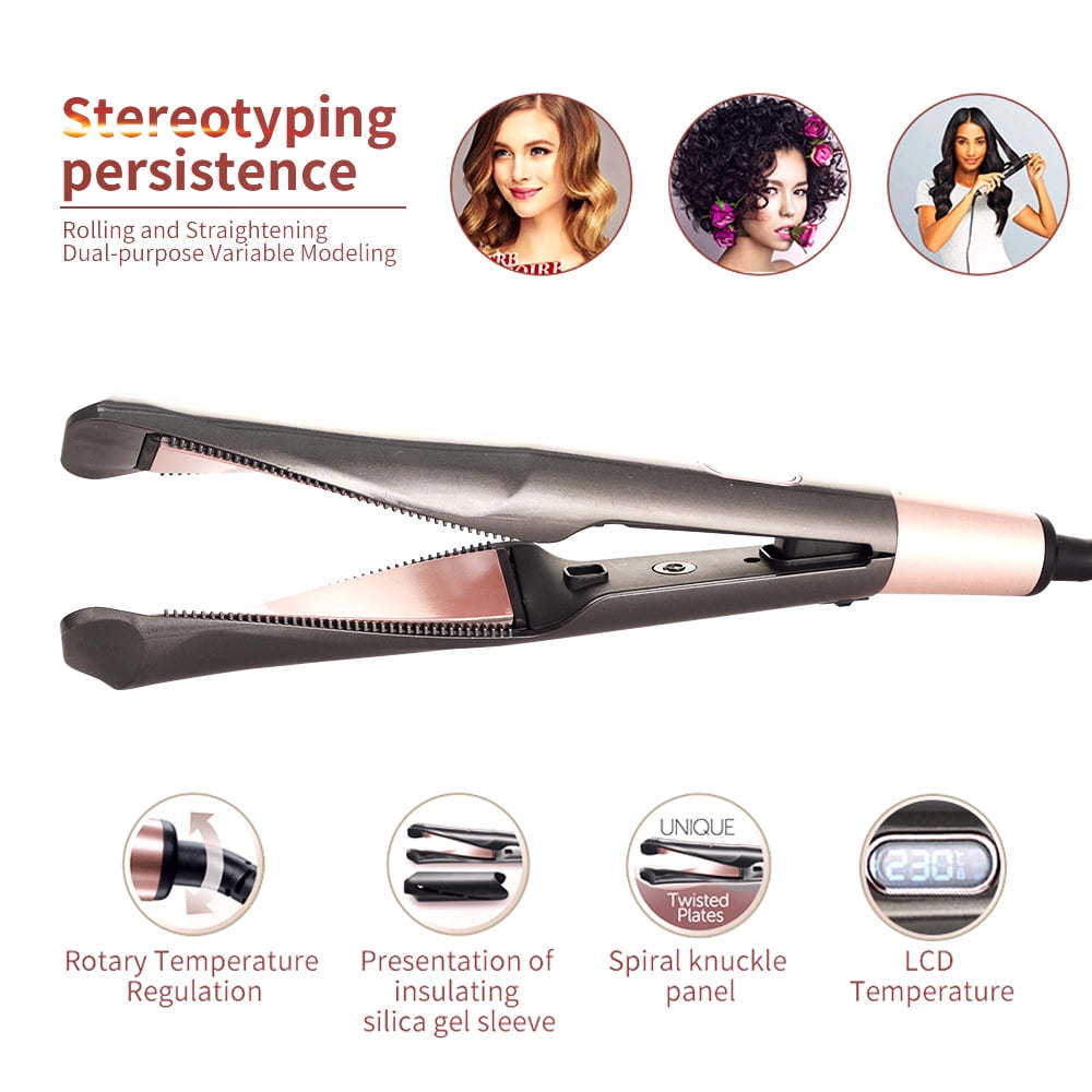 Click here for Amdohai Spiral Twist Hair Straightener Curling Bar... prices