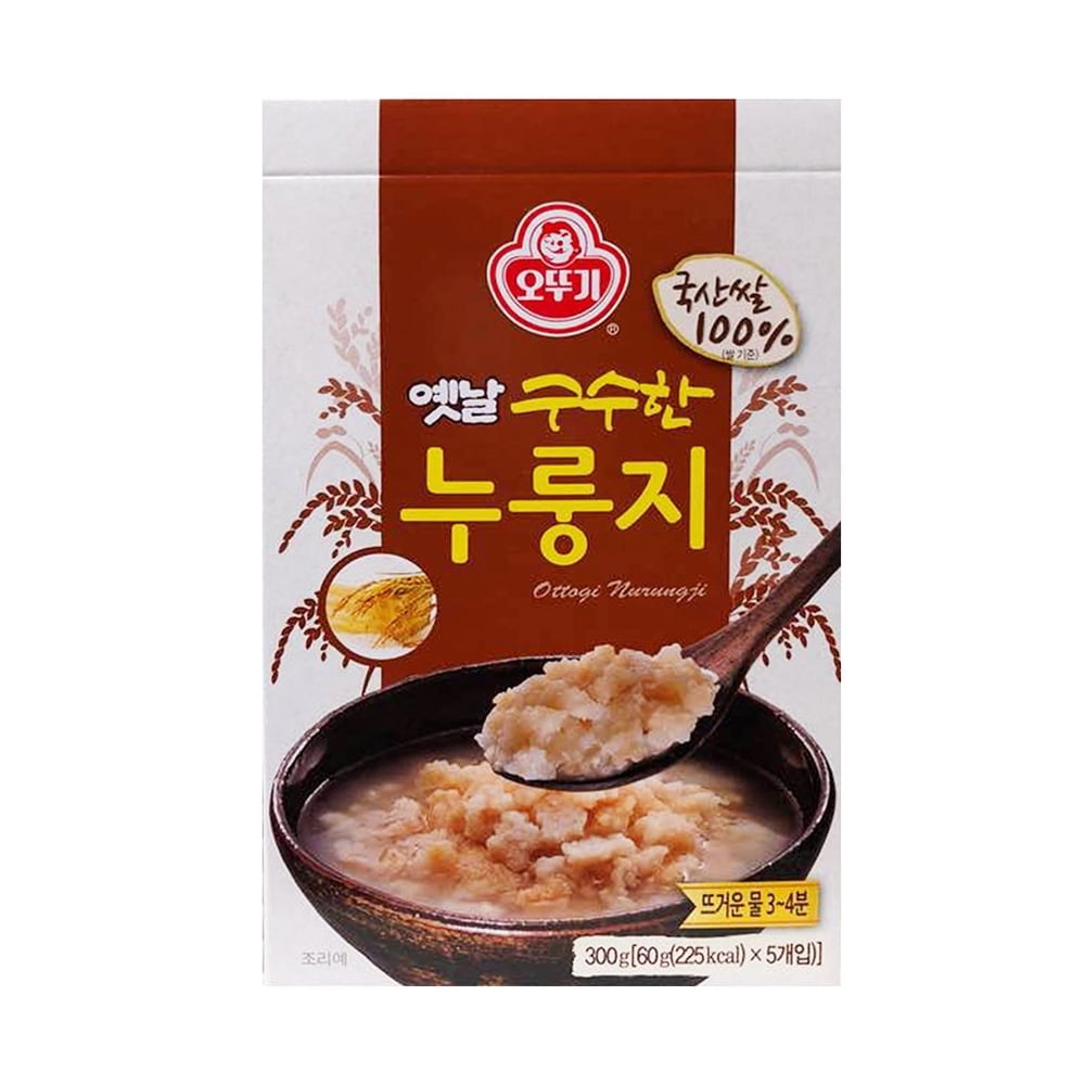 Ottogi Crispy Rice Scorched Rice Nurungji Pack 10.58oz - Walmart.com