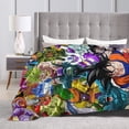 Dragon Ball Throw Blanket Kids Plush Blanket Ultra-Soft Micro Flannel ...