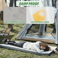 Roll Up Memory Foam Camping Mattress | 3" Thick Portable & Lightweight ...