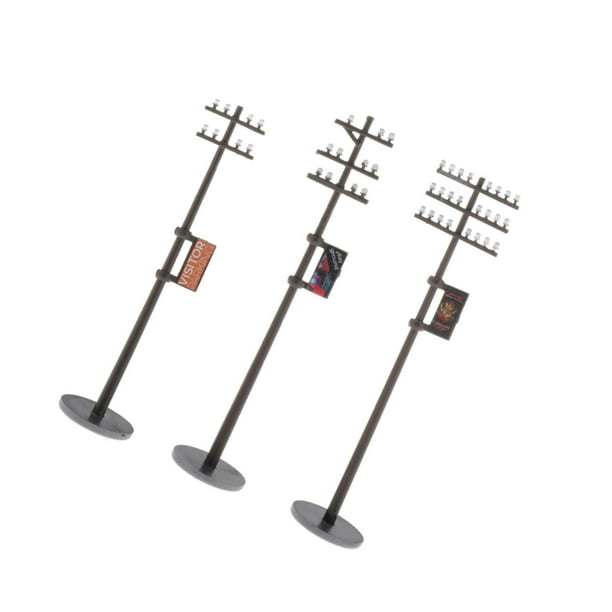 fastboy 1/100 HO Scale Telephone Poles for Model Train Park Street ...
