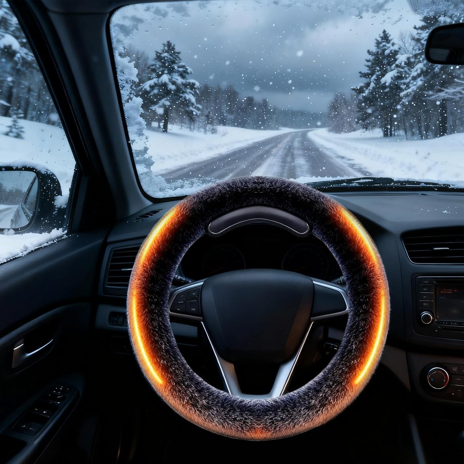 Click here for Zhenyan Heated Steering Wheel Cover Wireless  Stee... prices