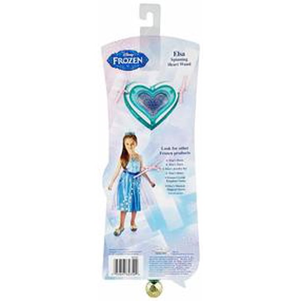 Disney Princess Frozen Elsa Spinning Heart Wand - Walmart.com - Walmart.com