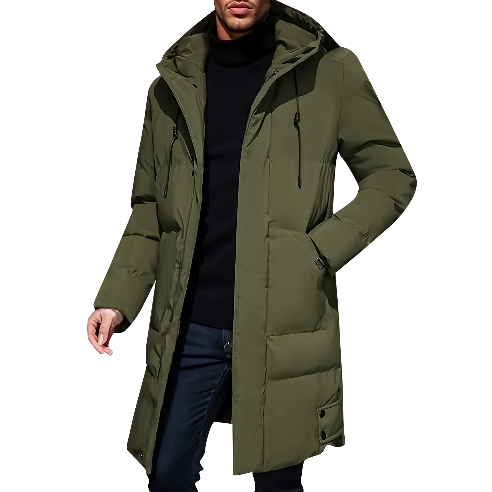 Click here for Yifunin Mens Long Cotton Padded Coat  Casual Fashi... prices
