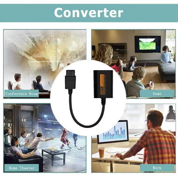 For NGC/N64/SNES/SFC to HDMI-compatible Converter Game Console Adapter ...