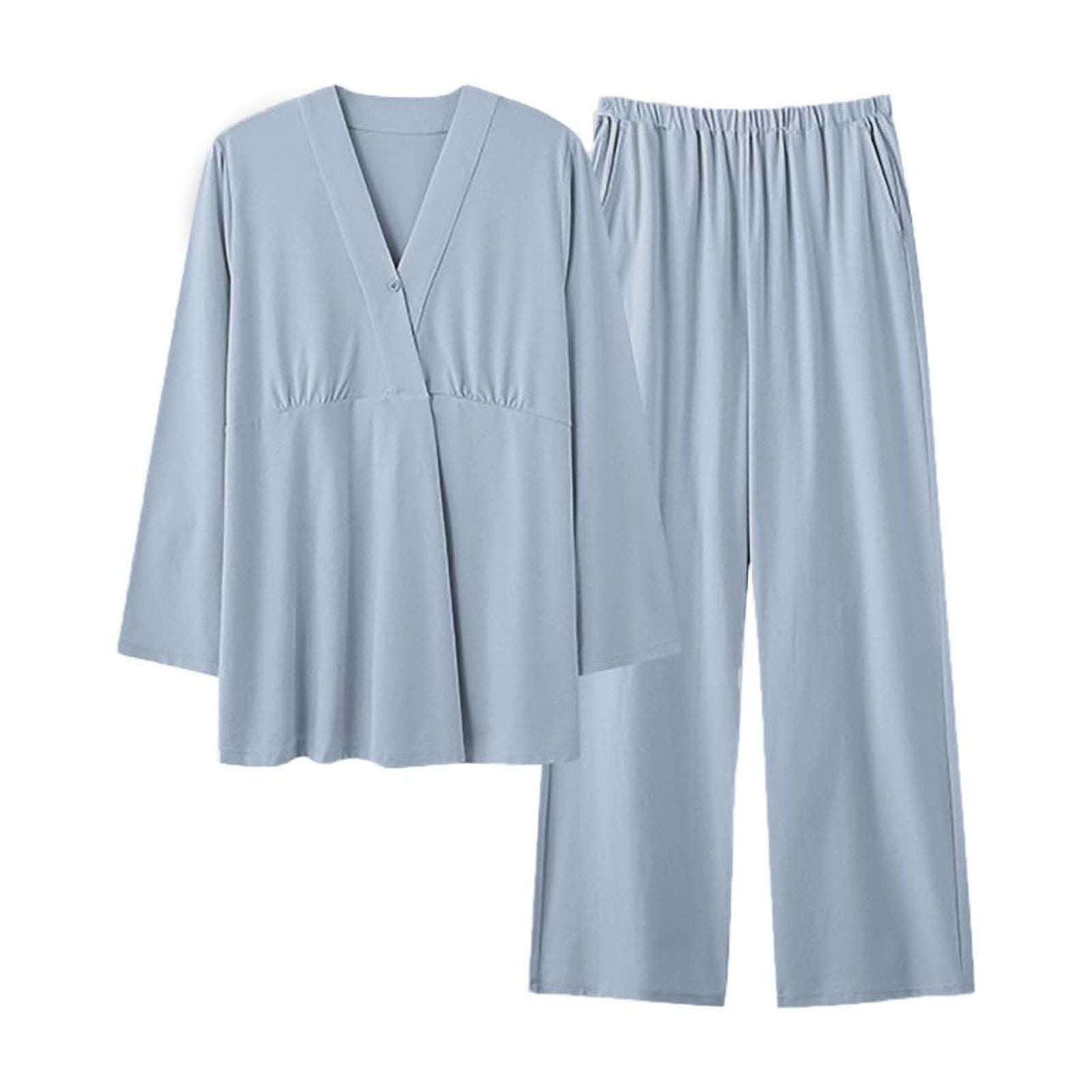 Click here for Jamicy Nursing Pajamas For Women Breastfeeding Mat... prices